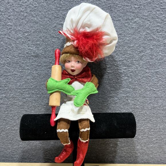 Kurt Adler | Holiday | Kurt Adler Van Craig Pixiepye Baker Elf W Roller ...